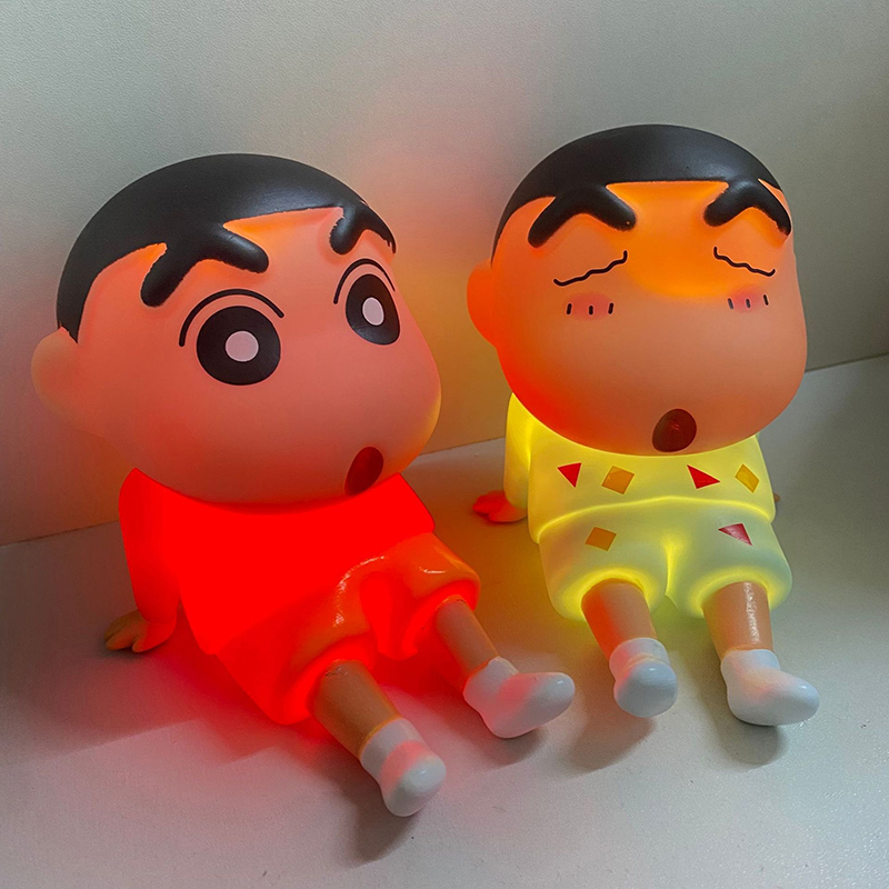 Cartoon Crayon Shin-chan Phone Holder With Night Light For IPhone For ...