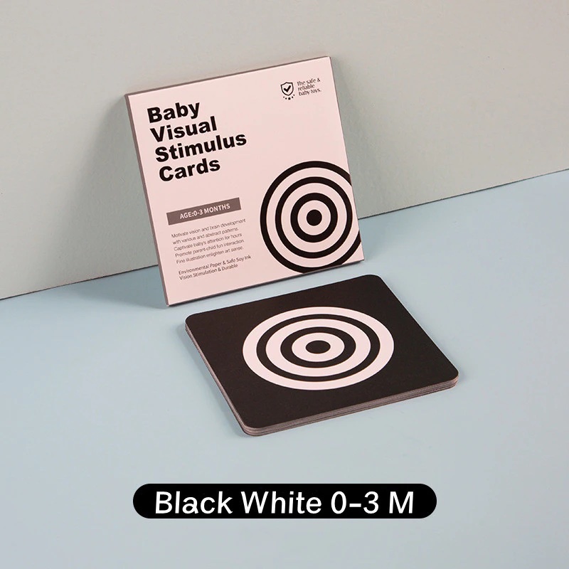 Baby Visual Stimulation Flash Card Training Cards Early Learning ...