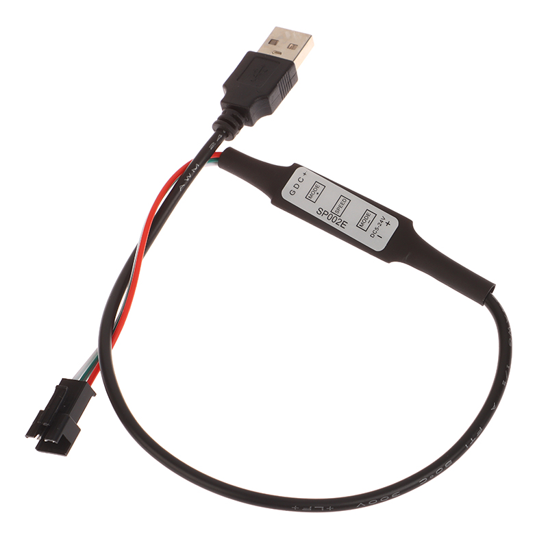 Mini WS2812B WS2811 Controller For Pixel LED Strip Light USB 3 Key ...