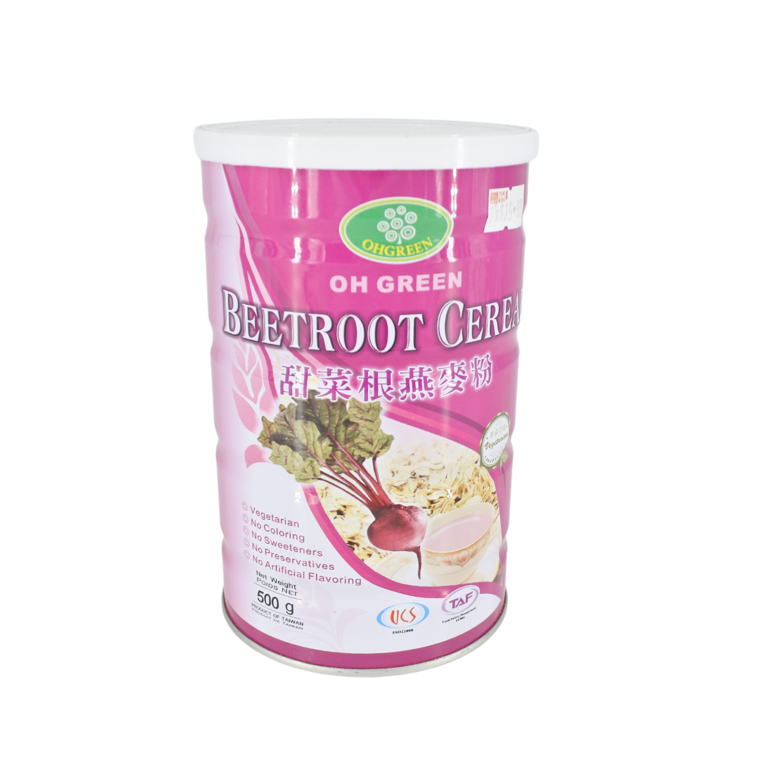 [OHGREEN] Beetroot Cereal 600g 甜菜根燕麦奶 600g | Lazada Singapore