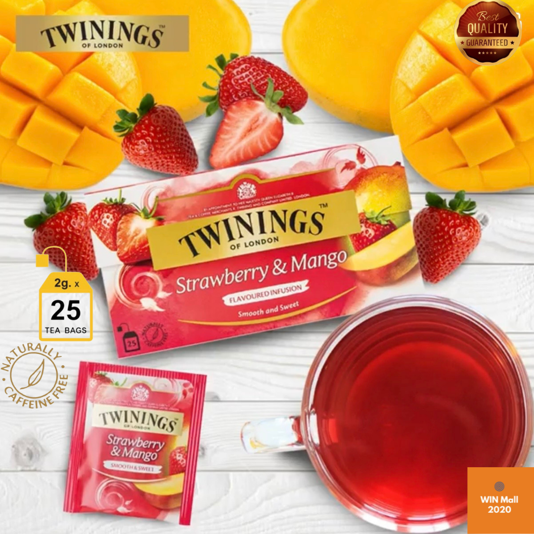 ชาทไวนิงส์ Twinings Strawberry & Mango Tea ชาทไวนิงส์ สตรอเบอร์รี่&แมง ...