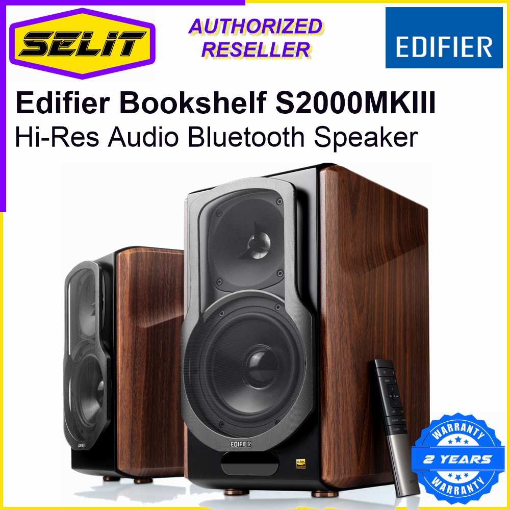 Edifier Bookshelf S2000MKIII Hi-Res Audio Bluetooth Speaker [Selit Trading] | Lazada Singapore