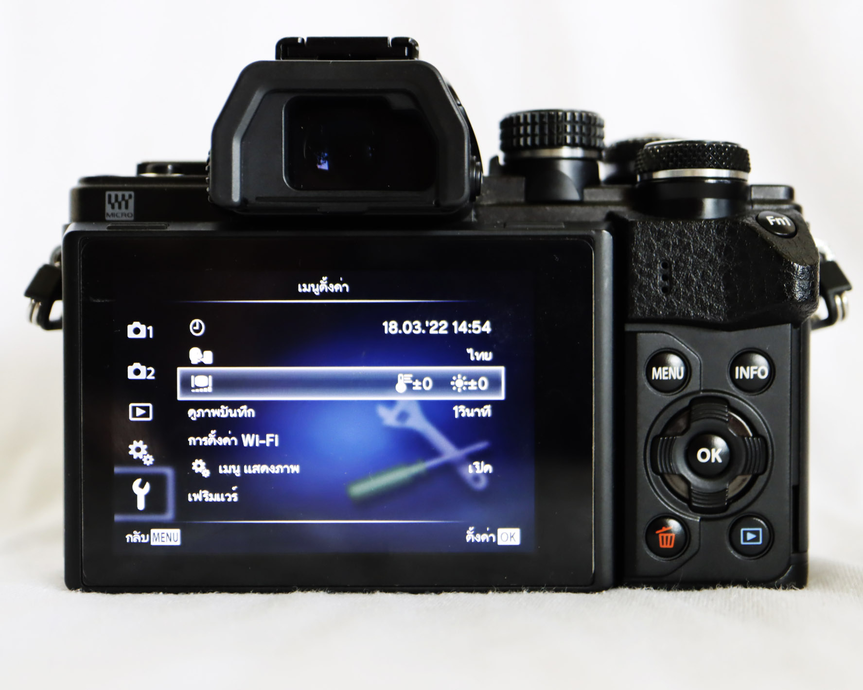 OLYMPUS OM-D E-M10 Mark II Wi-Fi Black Body 5-Axis In-Body Image ...