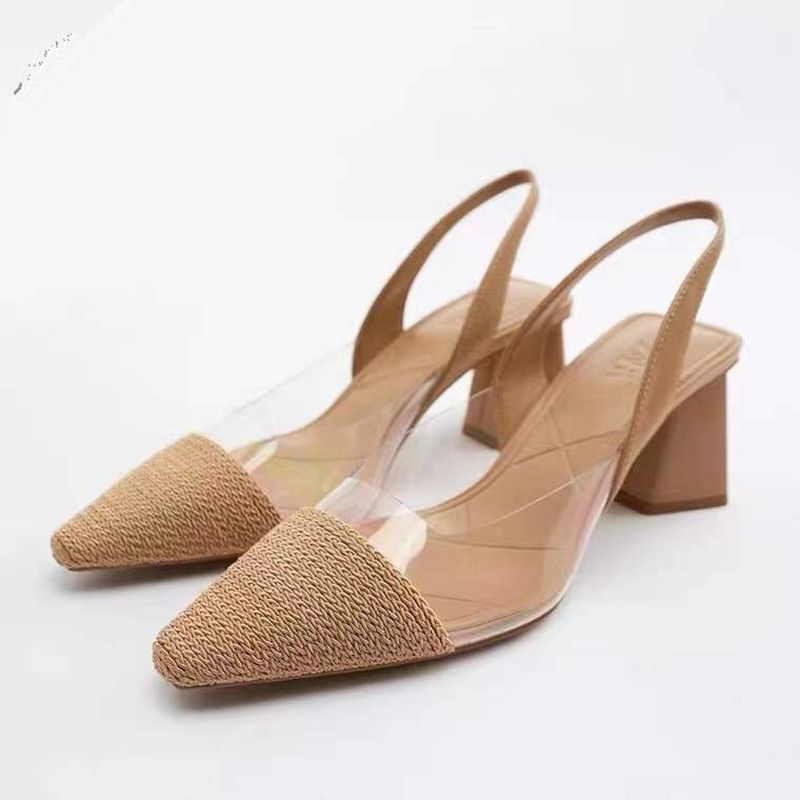 【high quality】original ZARAˉ spring new women's shoes transparent ...