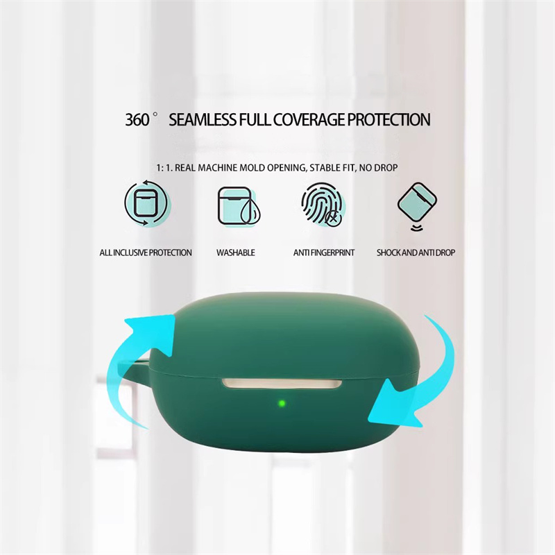 For QCY Buds Case Wireless Bluetooth Headset Cover Original Liquid Soft ...