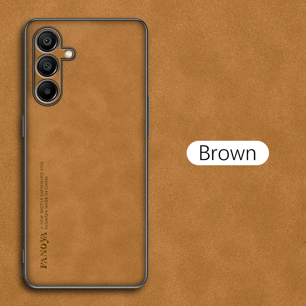 Sheepskin Leather Back Shell For Samsung Galaxy A25 Case Sumsung Galaxy ...