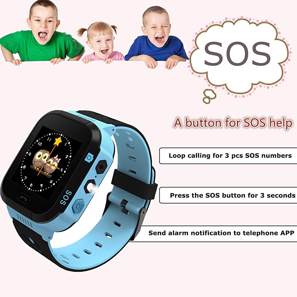 2021 Kids Smart Watch Waterproof SOS Antil-Lost Phone Watch SIM Card ...