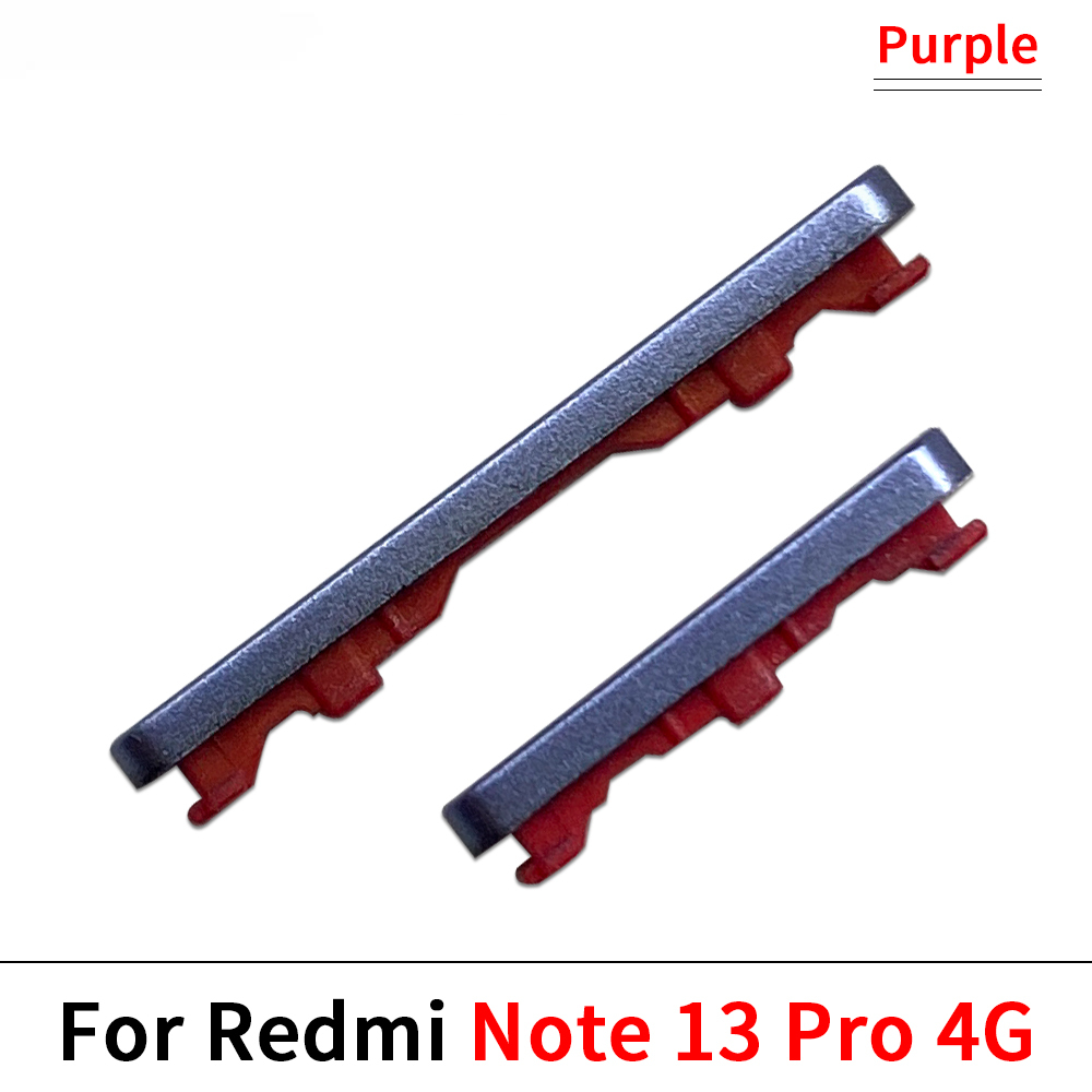 1pcs Power Volume Side Button Key For Xiaomi Redmi Note 13 Pro 4G 5G ...