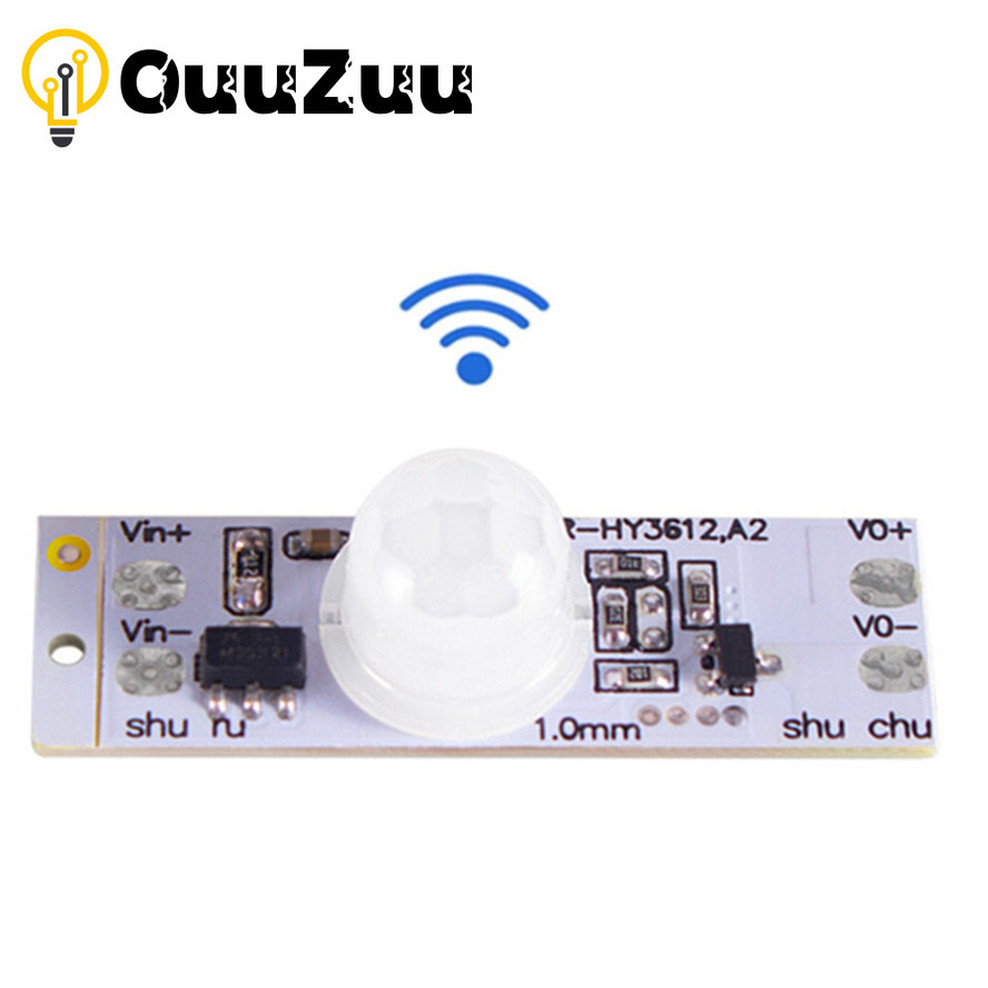 Ouuzuu Dc 12v 24v Ceiling Motion Sensor Switch Module 3a Ir Induction ...