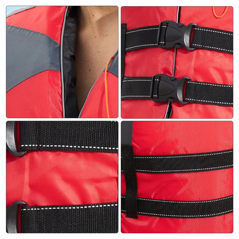 Safety Straps Adults Life Jacket Waterproof with Survival Whistle Water ...