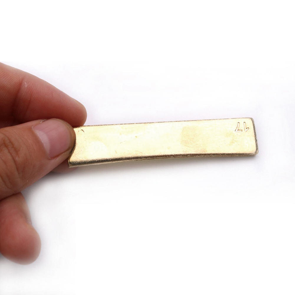 9 Size Golden Guitar Radius Brass Fingerboard Fret Press Caul Guitar ...