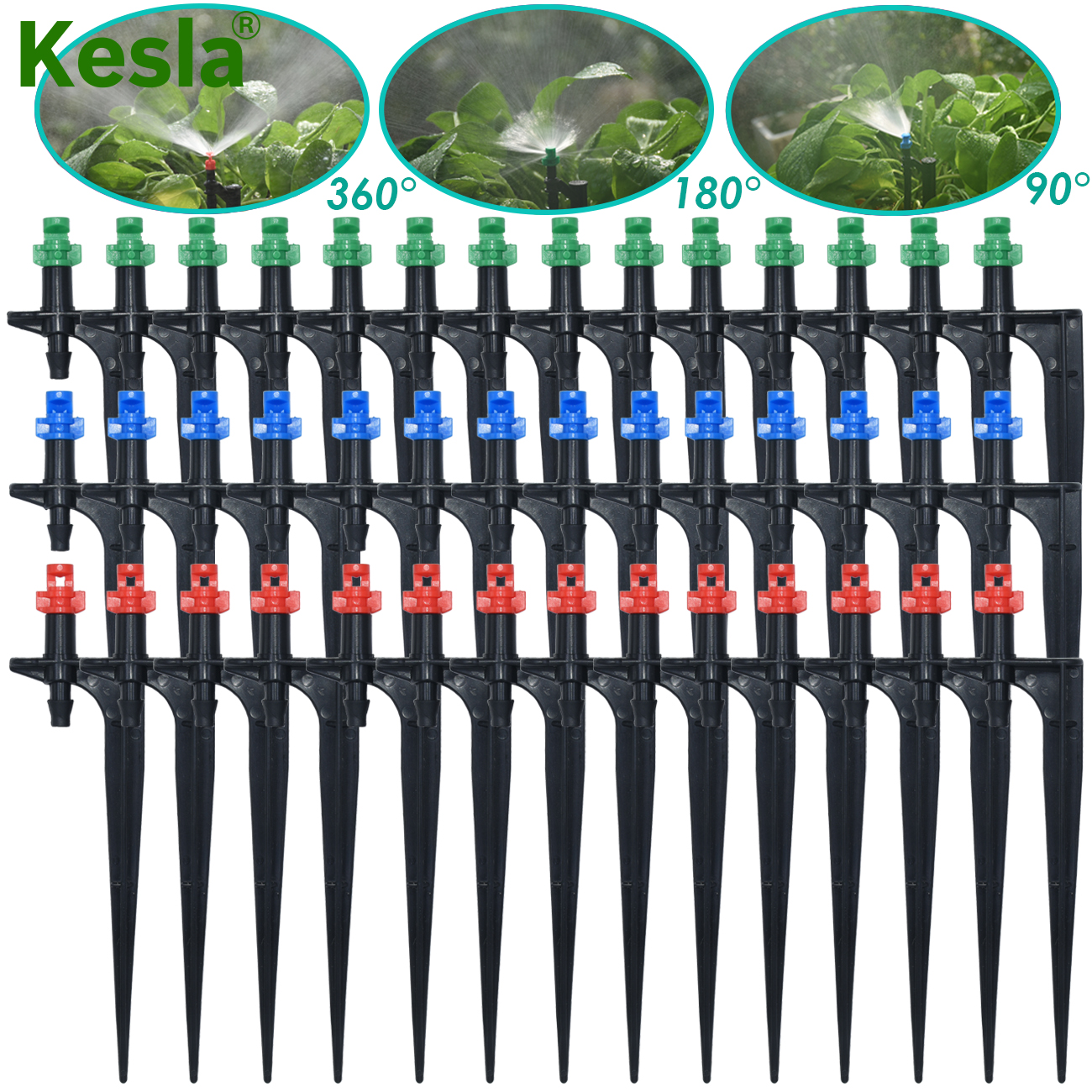 【ArtisanQuest】KESLA Greenhouse 90/180/360 Degree Micro Misting Nozzle ...