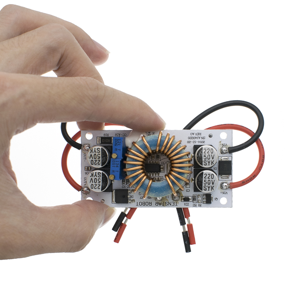 【VogueVenture】250W DC-DC Boost Converter Adjustable 10A Step Up ...