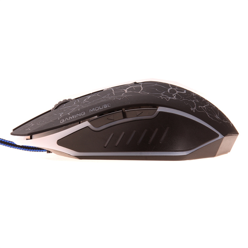 Computer Gaming Mouse Four-speed Light-emitting Photoelectric Mouse USB ...