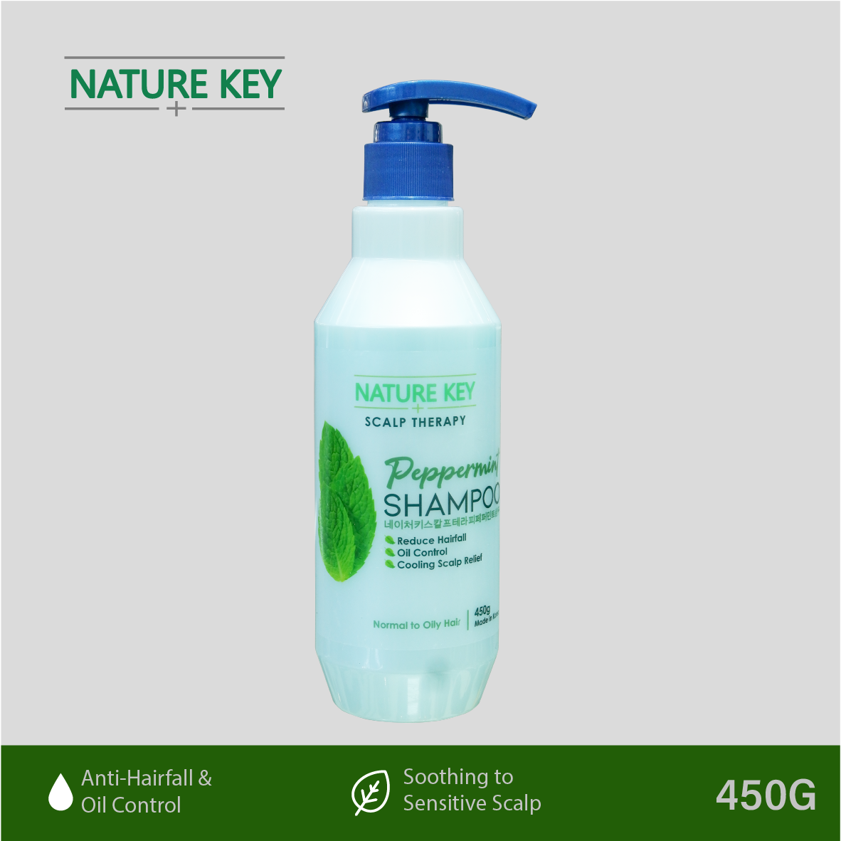 NATURE KEY Peppermint Cool Shampoo - 450ml | Lazada Singapore