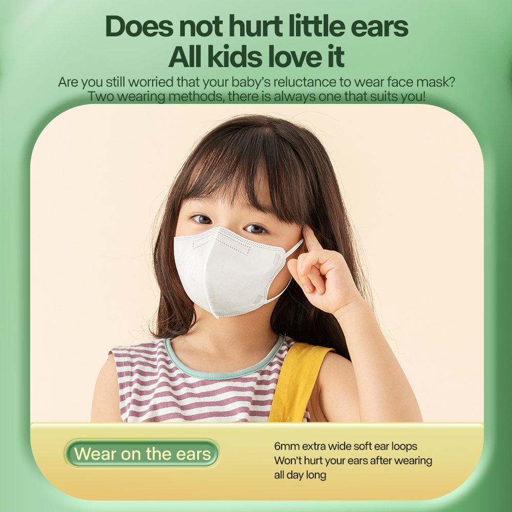 Cofoe 5PLY เด็ก N95ทางการแพทย์หน้ากากป้องกันใบหน้าฆ่าเชื้อช่วยหายใจหน้ากากป้องกันไวรัสป้องกัน ...