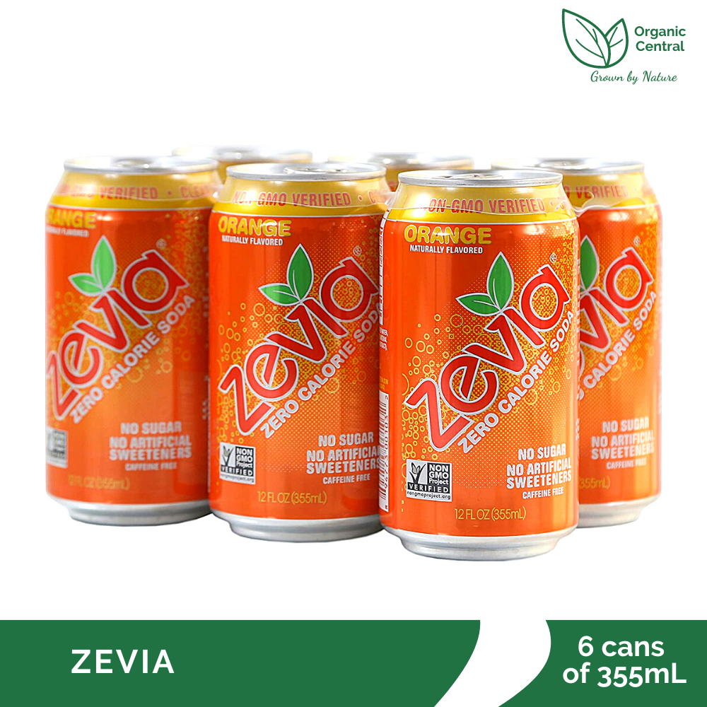 Zevia Orange Soda Bundle of Six (6) 355mL | Lazada PH
