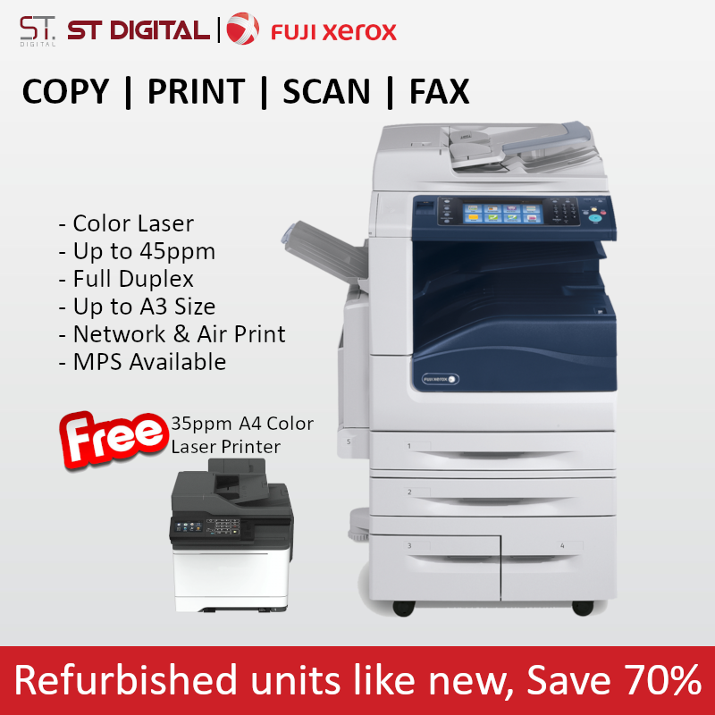 Fuji Xerox Fujifilm Refurbished ApeosPort-IV C4475 A3 Colour ...