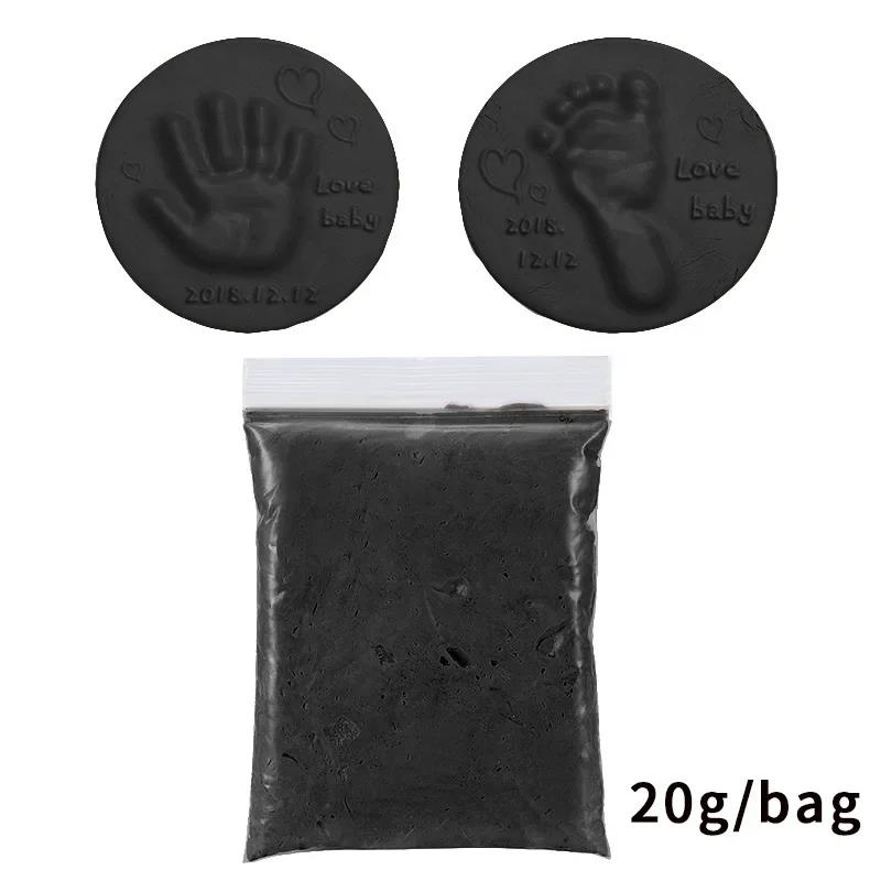 Baby Care Air Drying Soft Clay Baby Handprint Footprint Imprint Kit ...