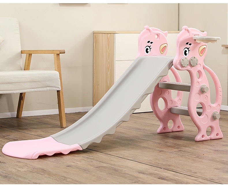 Slide for Kids 2 To 5 Years Toys Indoor Slide Castle Basketball ...