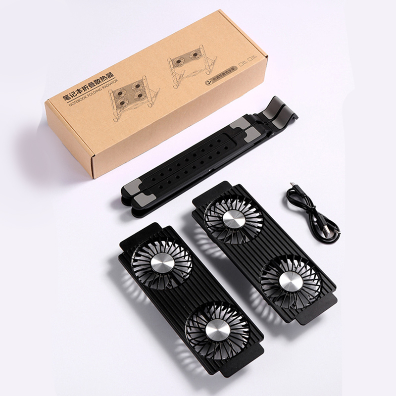 【Salt & Story】Gaming Lap Stand Foldable Lap Cooling Pad With 2/4 Fan ...