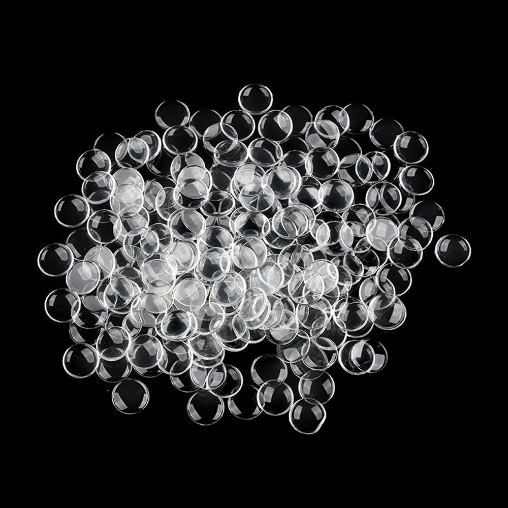 DIY Crafts 20Pcs Eyeballs Clear Glass Flat Back Round Blyth Eyes Glass ...