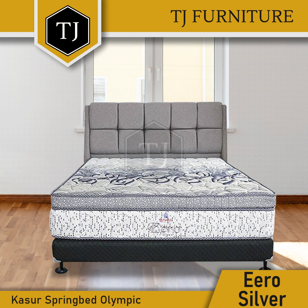 Olympic Springbed Eero Silver / Kasur Springbed Queen dan King Size 160 ...