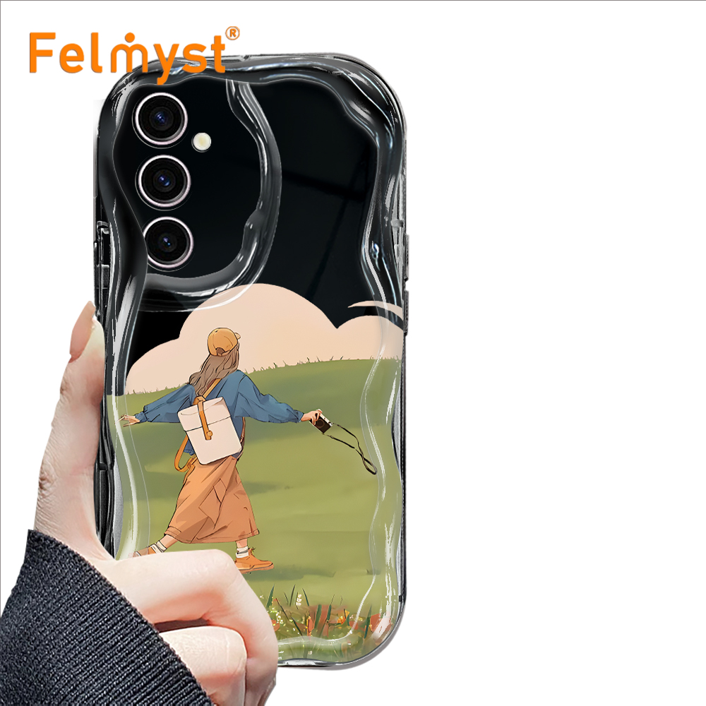 FELMYST for Samsung S24 S24 Plus S24 Ultra 5G Back Cover Girl Print ...