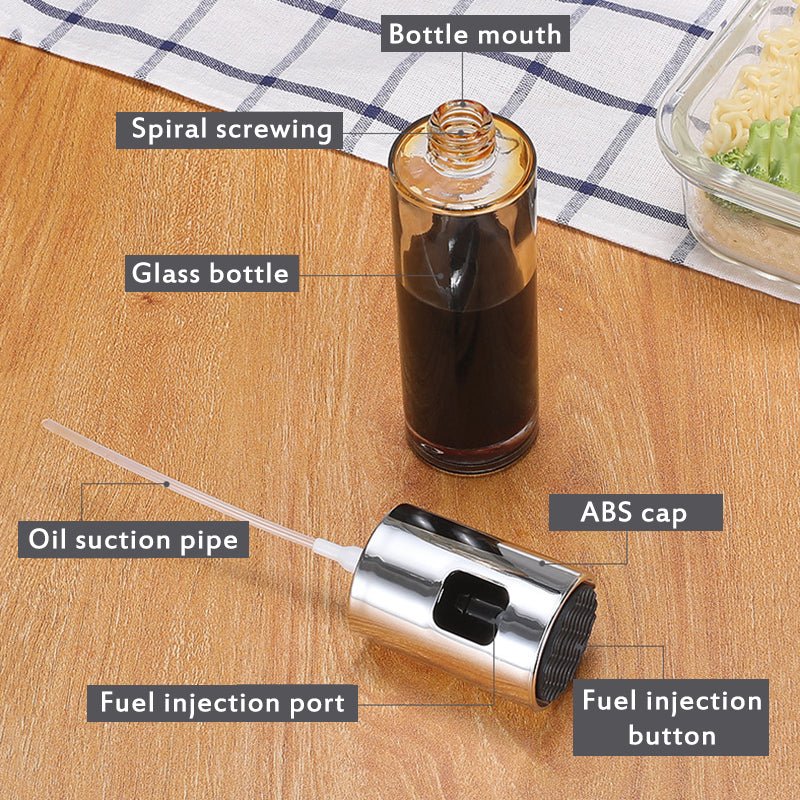 New 600ml Kitchen Storage Bottle with Automatic Opening and Closing of ...