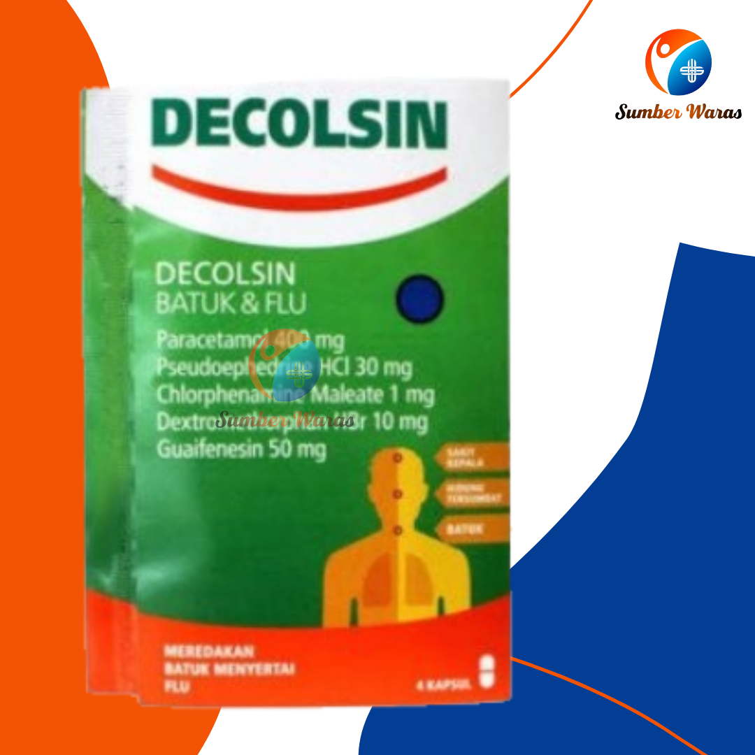 DECOLSIN STRIP ISI 4 KAPSUL | Lazada Indonesia