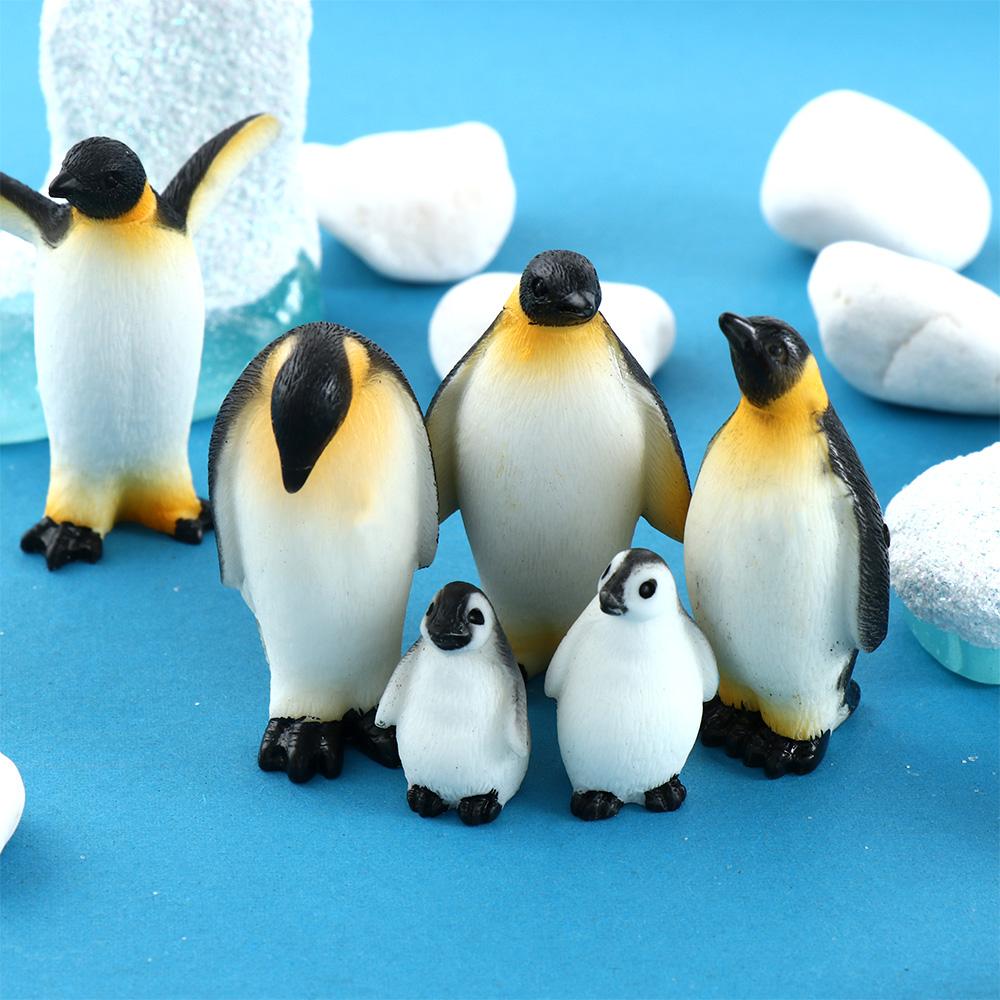 Resin Small Model Craft Penguin Iceberg Micro Landscape Fairy Garden ...