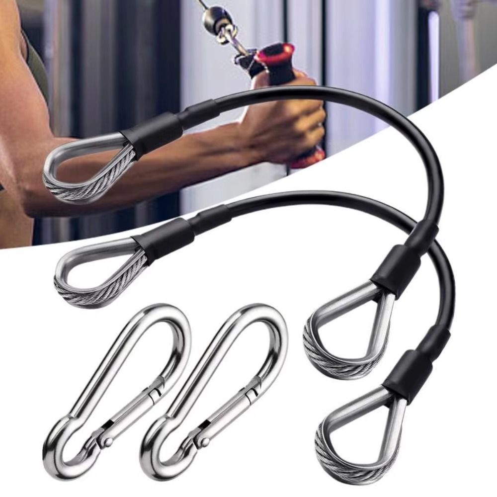 Exercises Stainless Steal Gym Cable Extension Tricep Pull Down Climbing ...
