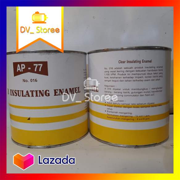 VARNISH SIRLAK Clear Insulating Enamel AP-77 No. 016 Lak Sirlak Dinamo ...