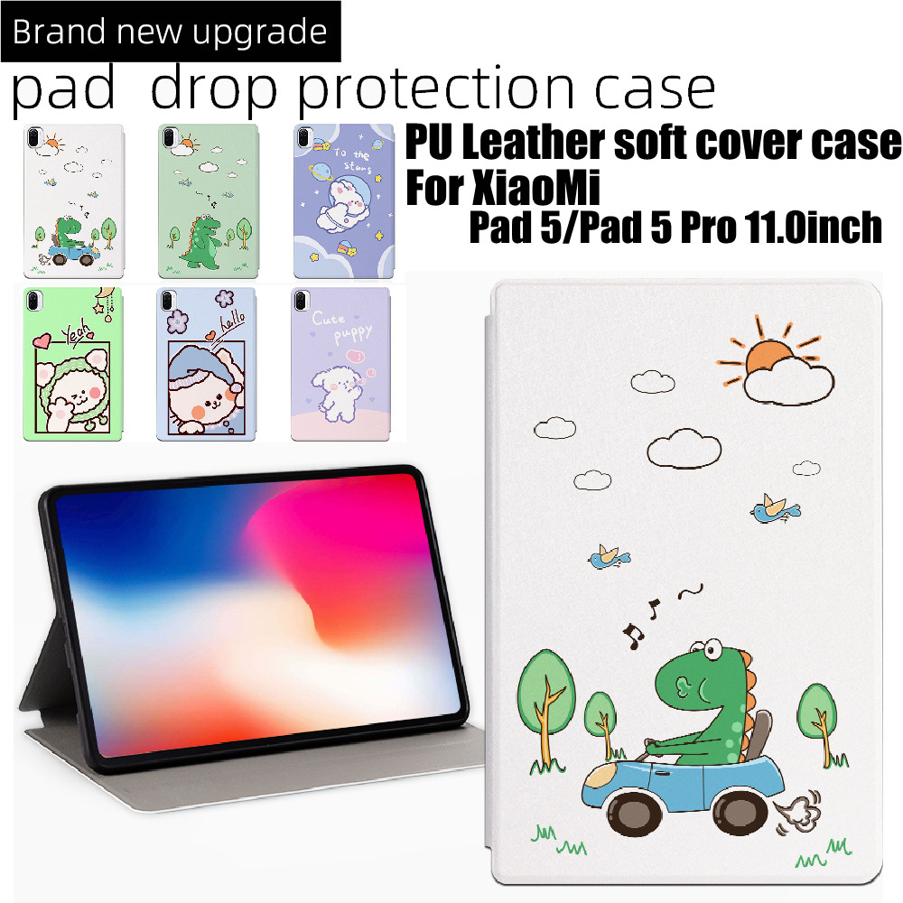 เคสแท็บเล็ตสำหรับ Xiaomi Pad 5 Pro,เคสฝาครอบหนัง PU สำหรับ Mi Pad5 Pro | Lazada.co.th