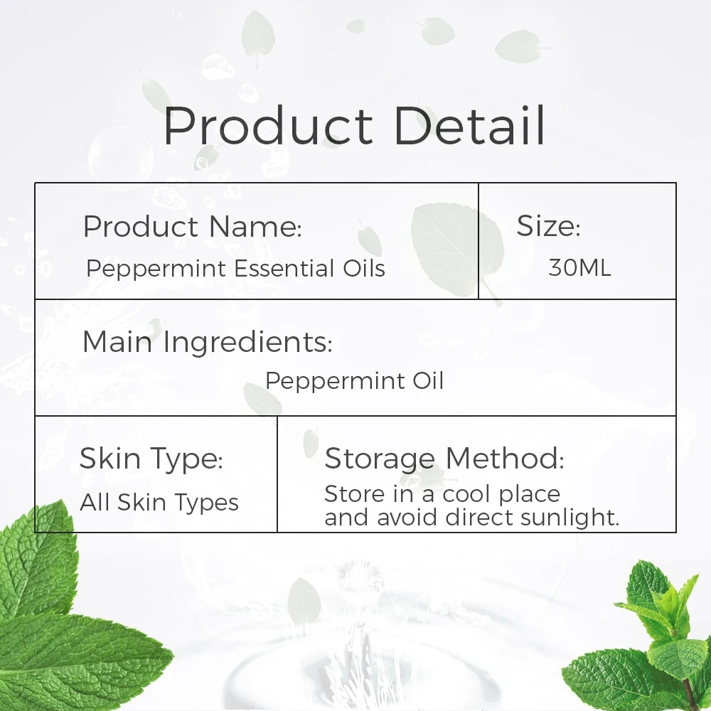 NEW 100% Pure Peppermint Oil - Premium Peppermint Essential Oil Mint ...