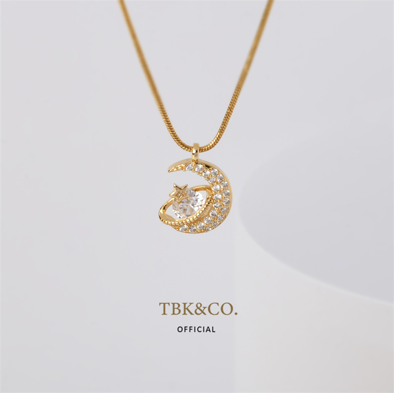 TBK 18K Gold Hitagi Pendant Necklace Accessories jewelry for women ...