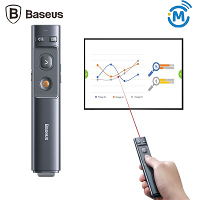Baseus Orange Dot Presenter Dual Mode USB and Type-C Wireless Power ...