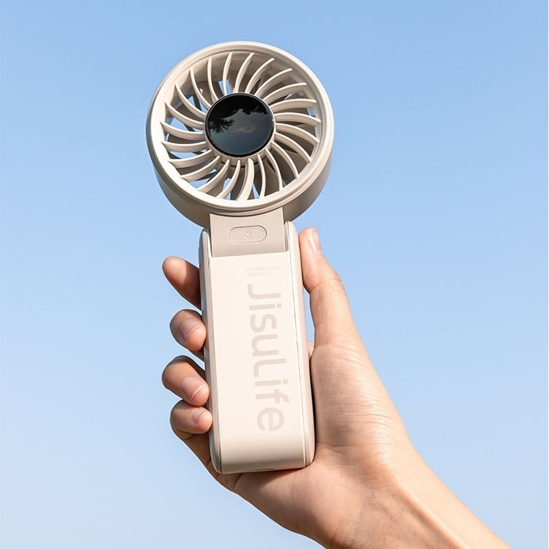 JISULIFE HandFan Life7 Portable Mini Fan 3600mAh 5000mAh With LED ...