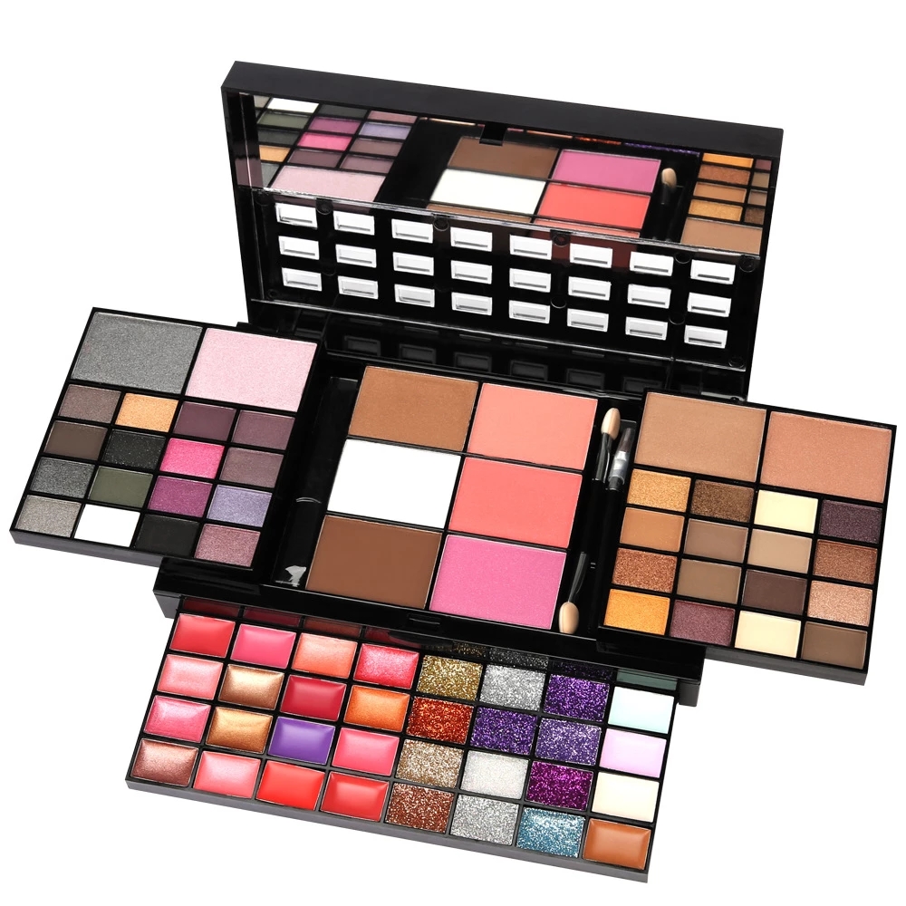 Eyeshadow Palette Makeup Set Make-Up Case Complete With Make-Up Glitter ...