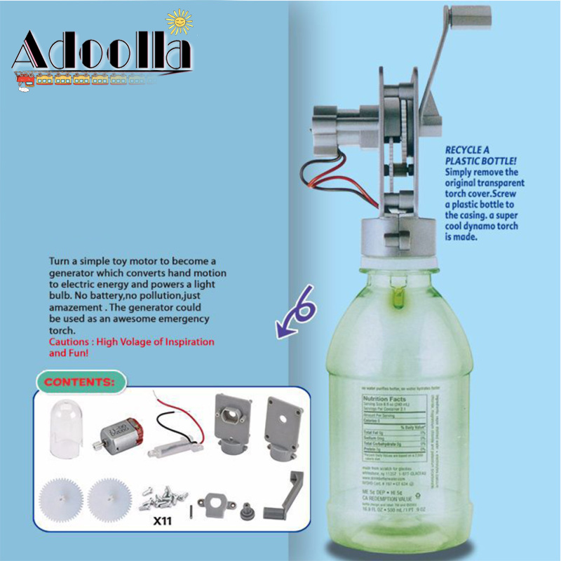 [Ready Stock] Eco-friendly DIY Torch Hand Operate Assembly Model Space ...