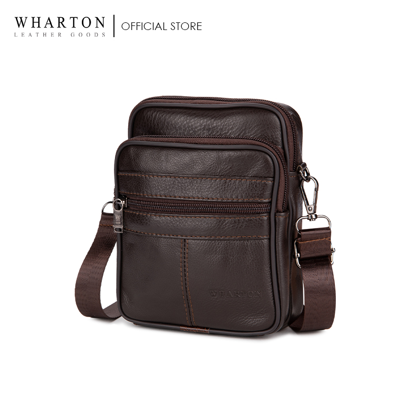 Wharton Slim Leather Sling Bag | Lazada PH