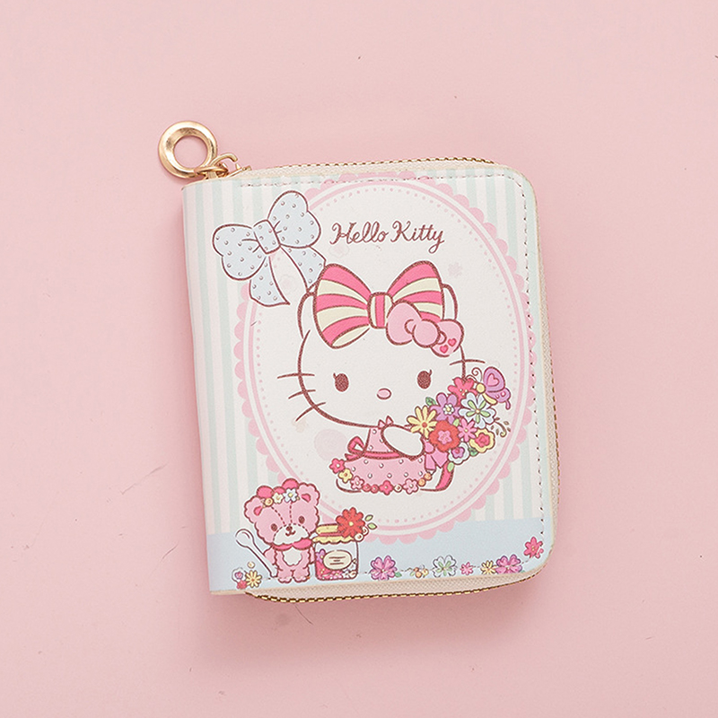 Hello Kitty Small Mini Wallet For Girls Luxury Short Wallets Cute ...