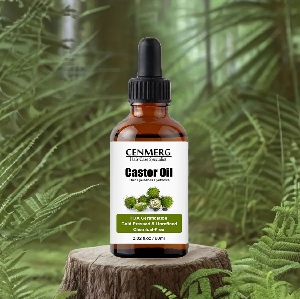 Organic Castor Oil 2.02fl.oz(60ml) 100%Pure Cold Pressed Castor Oil ...