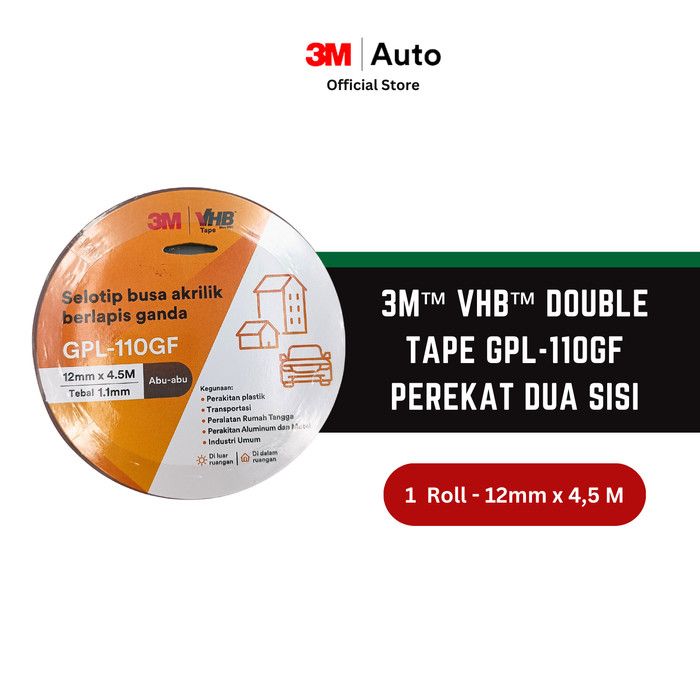 3M™ VHB™ Double Tape GPL-110GF Perekat Dua Sisi | Lazada Indonesia