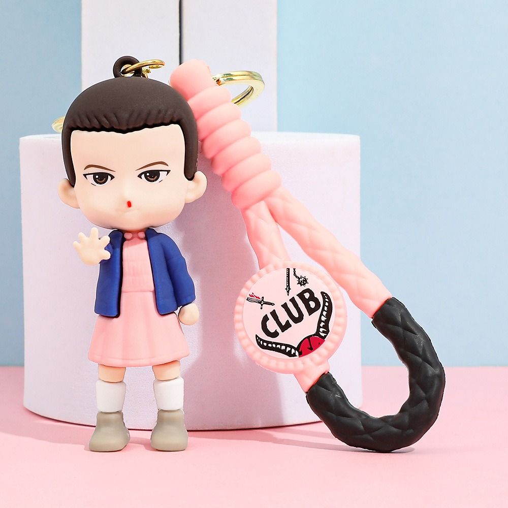 Bag Charm Dustin Barb Steve Stranger Things Keychain Animation ...