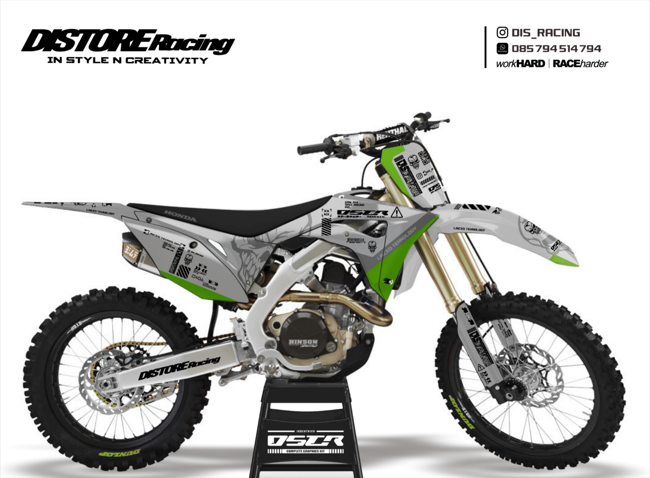 DECAL CRF 150 L SUPERMOTO / DECAL CRF 150 L / DECAL CRF KEREN / DECAL ...