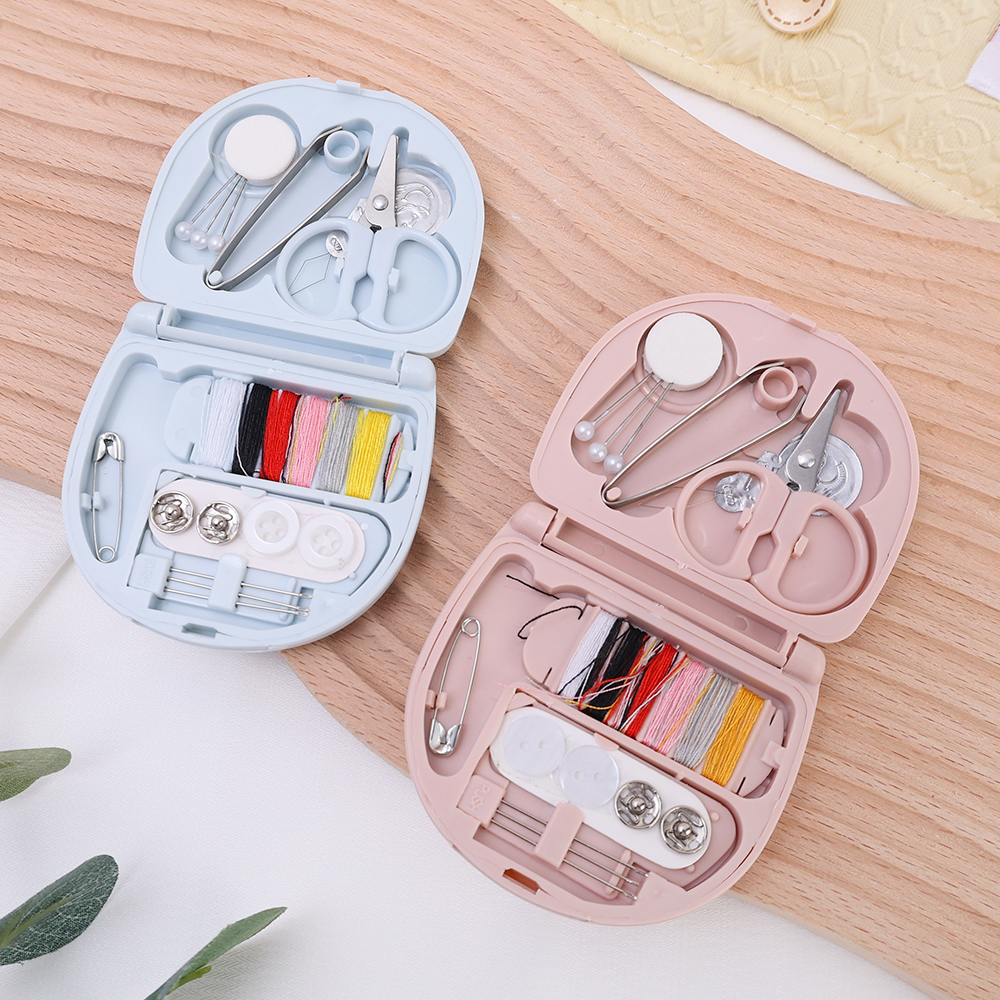 1/2PCS Mini Sewing Box Creative Portable Sewing Kit Dormitory Home ...