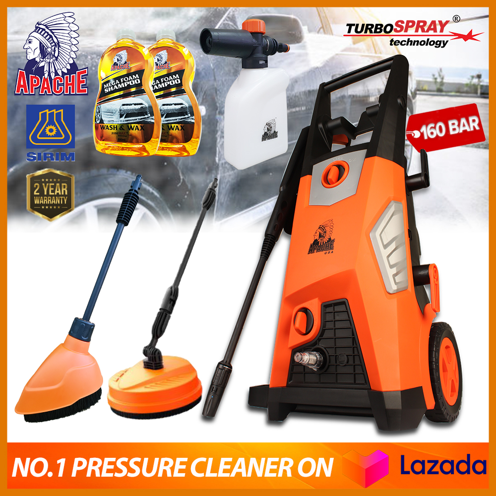 APACHE TurboSpray® HM6616 160 Bar High Pressure Cleaner | Water Jet ...