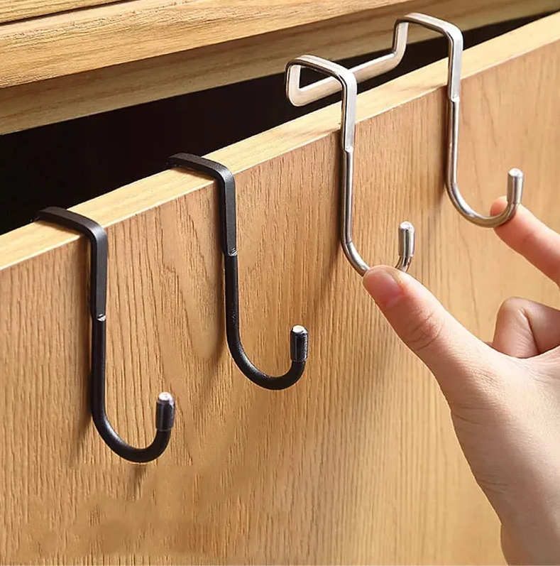 Over The Door Drawer Cabinet Hook , 304 Stainless Steel Double S-Shaped ...