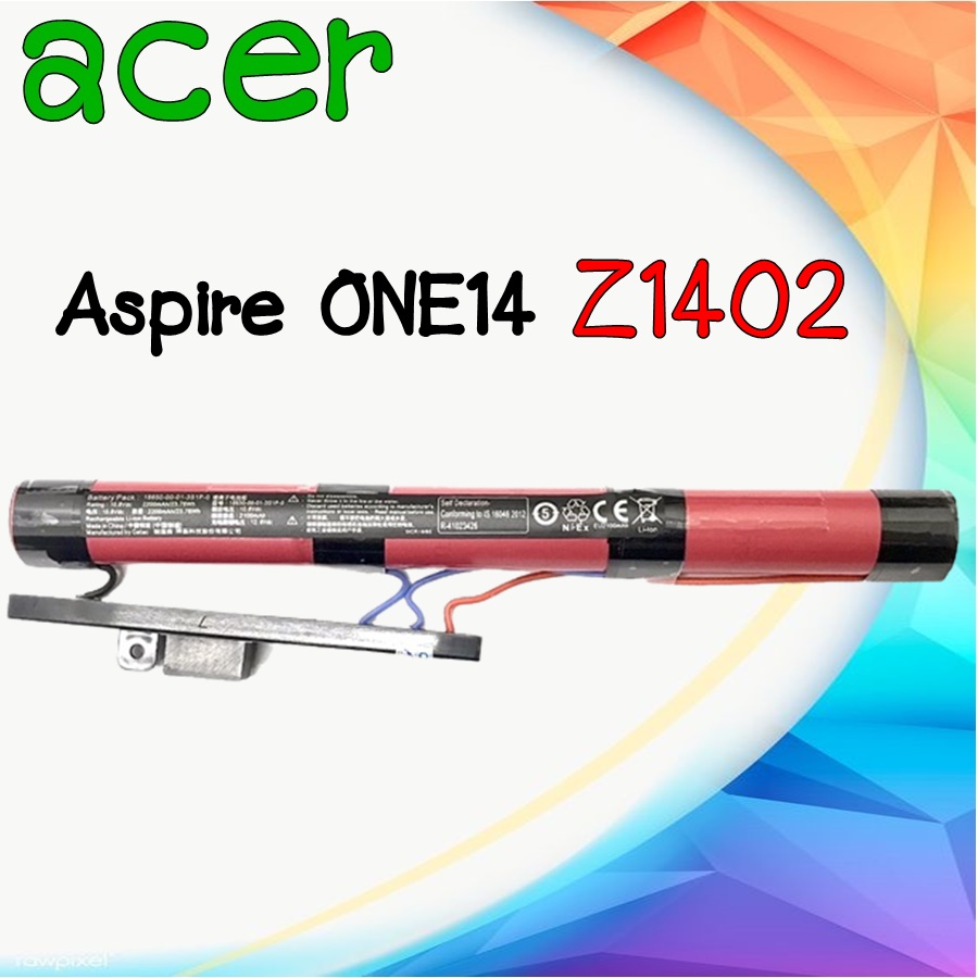 BATTERY ACER แบตเตอรี่ เอเซอร์ Aspire ONE14 Z1402 แท้ รับประกัน 6 เดือน ...